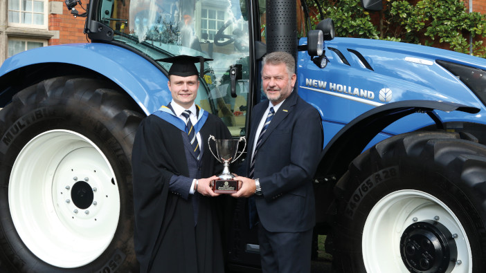 New Holland trophy awarded to Best Agri-Eng Student at Harper Adams ...