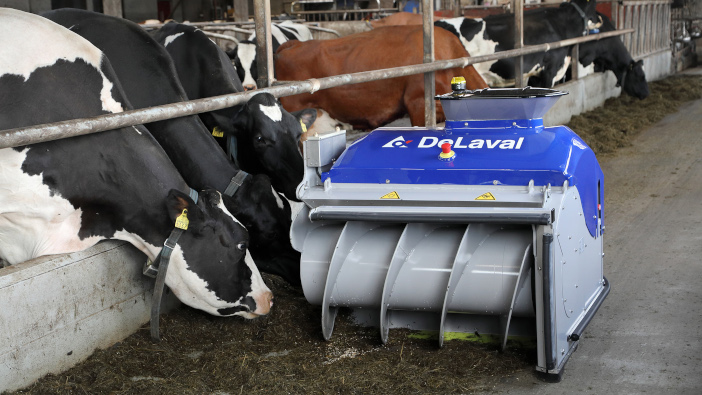 DeLaval launches new feed pusher robot for productivity boosts | Farm ...