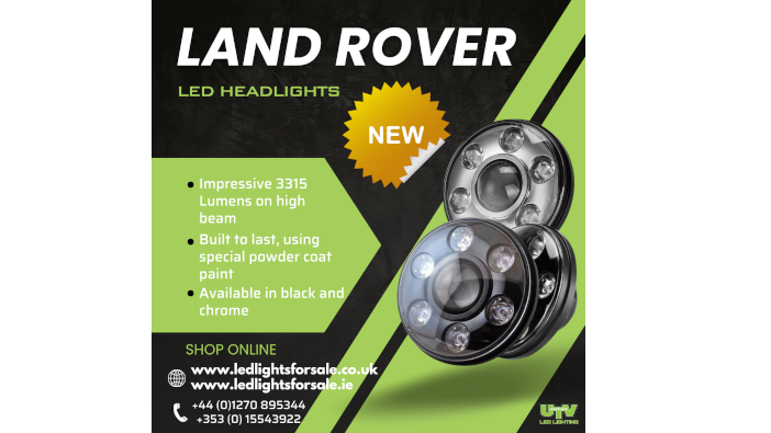 UTV Products launch new LED headlights for Land Rover | Farm Contractor ...